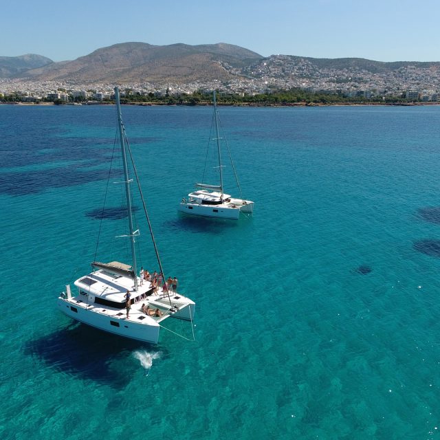 Sailing Athens Luxury Catamaran Day Cruises | Sailing Athens